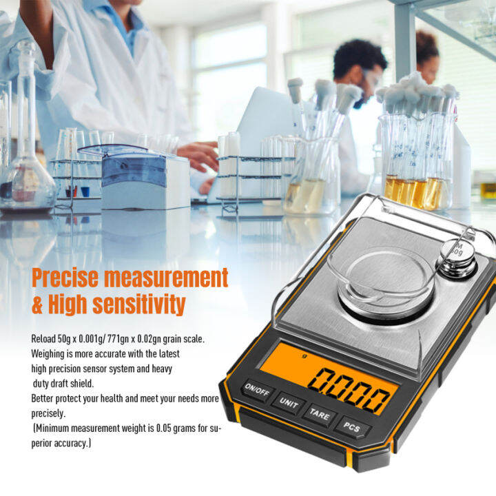 50g High Precision Professional Digital Gold Jewelry Milligram Scale ...