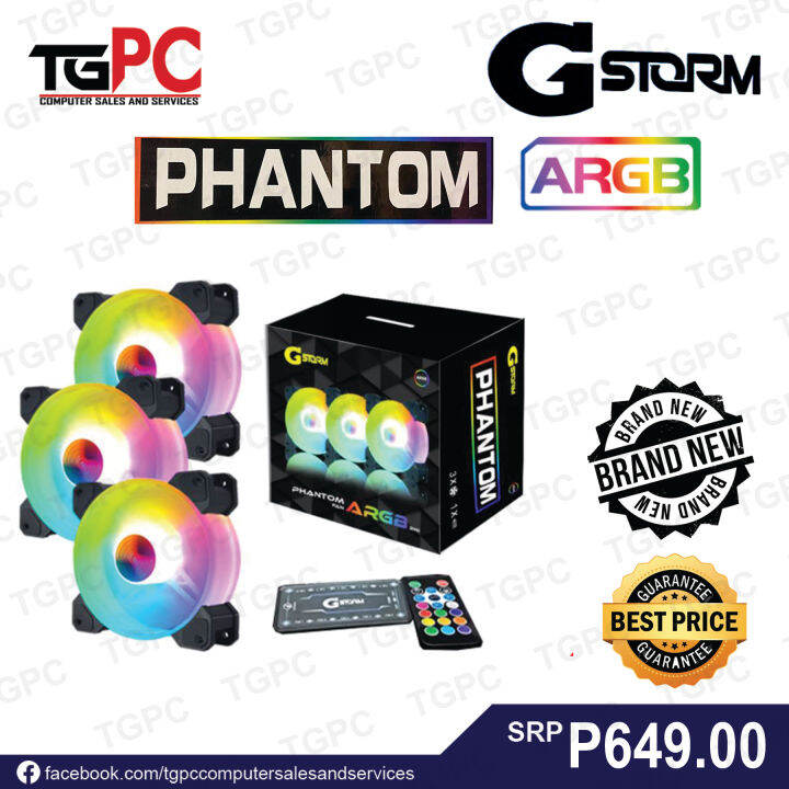 GSTORM PHANTOM FAN ARGB 3pcs | Lazada PH