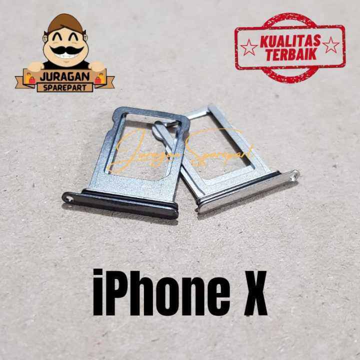 SLOT SIM CARD IPHONE X SIM TRAY SIMLOCK TEMPAT SIMCARD SIMTRAY | Lazada ...