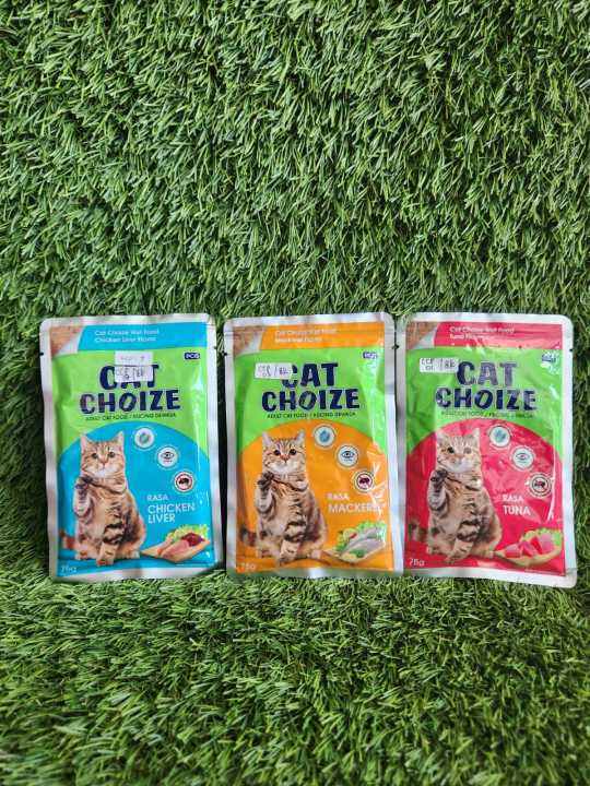 Cat Choize POUCH 75 gr / Wet Cat Food / Makanan Kucing Basah 75gr ...