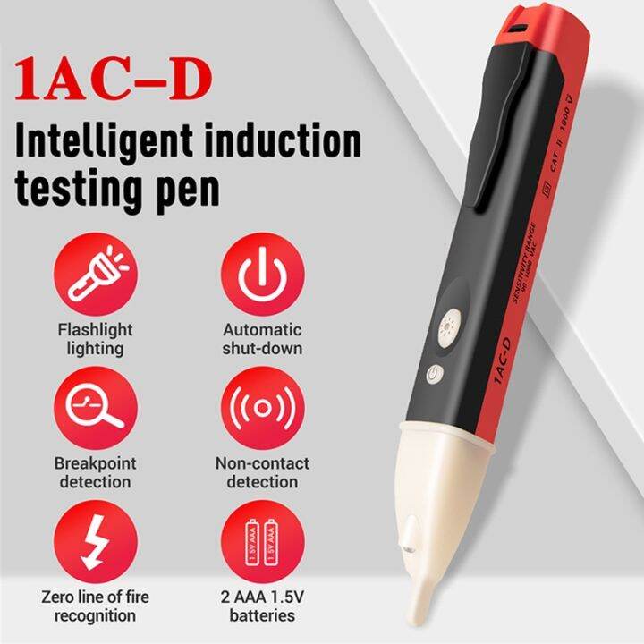 Electricity Test Pencil Digital 90-1000V 12-1000V AC Voltage Detector ...