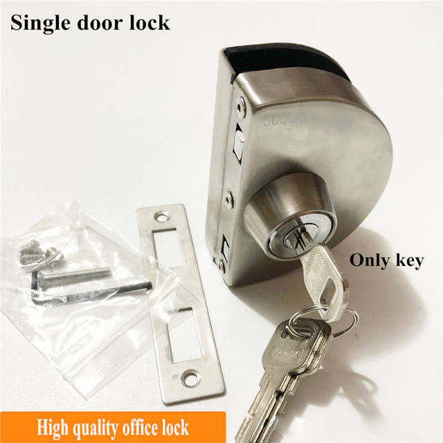 1 Set Double Open Gl Door Lock Stainless Steel Double Bolt Sliding Door ...