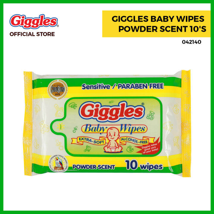 Giggles Wet Wipes Powder Scent 10s | Lazada PH