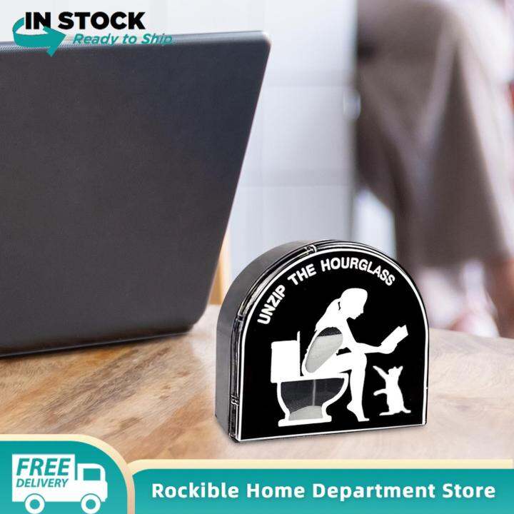 rockible Toilet Hourglass Time Timers Bathroom Timer Hourglass Sand ...