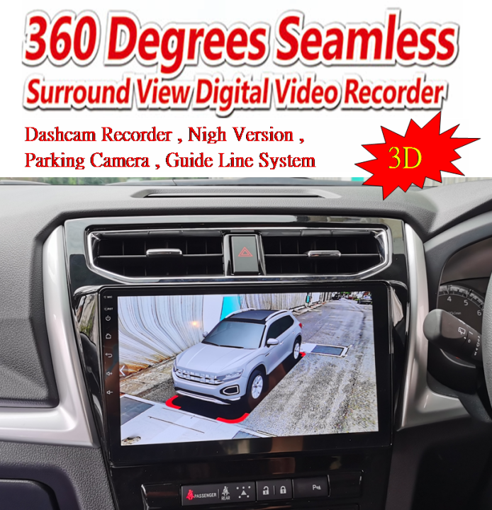 LEON Perodua Aruz OEM 10" Full HD 2Ram 32GB 8Core Wifi GPS DSP 360 3D ...