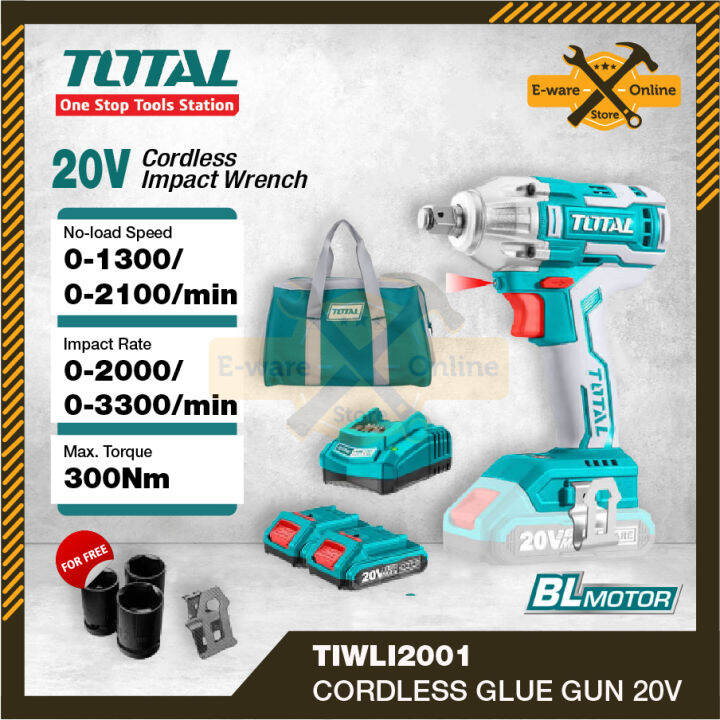 Total Li-ion Cordless Impact Wrench 20V - TIWLI2001 | Lazada
