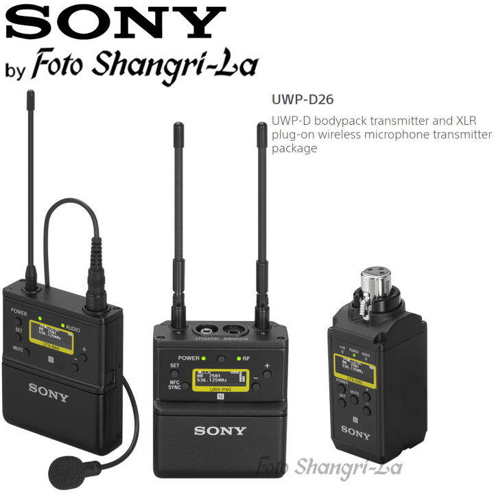 Sony UWP-D26 Camera Mount Wireless Combo Microphone System | Lazada