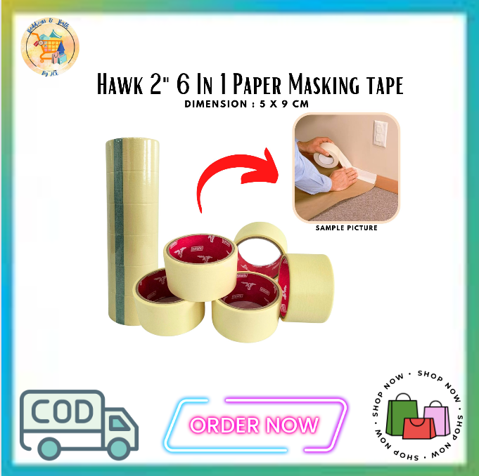 HAWK 26 IN 1PAPER MASKING TAPE/TAPE #TAPE | Lazada PH