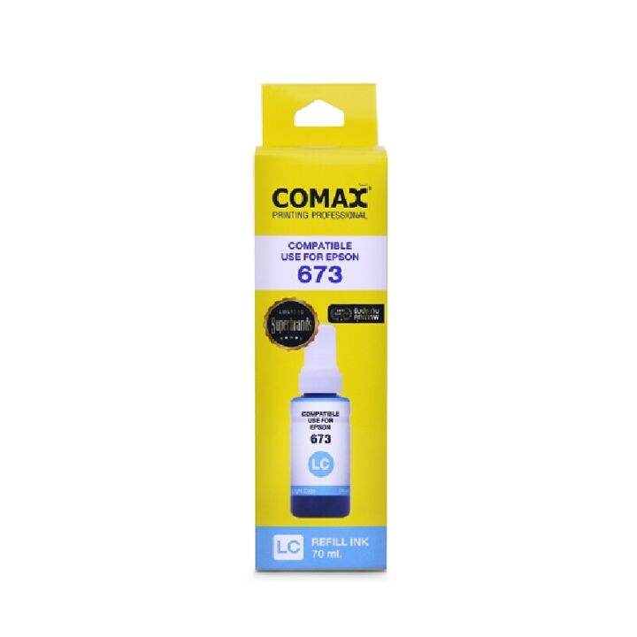 COMAX หมึกเติม Epson F1CAR-CM-408800 สีฟ้า 70 มล. | Lazada.co.th
