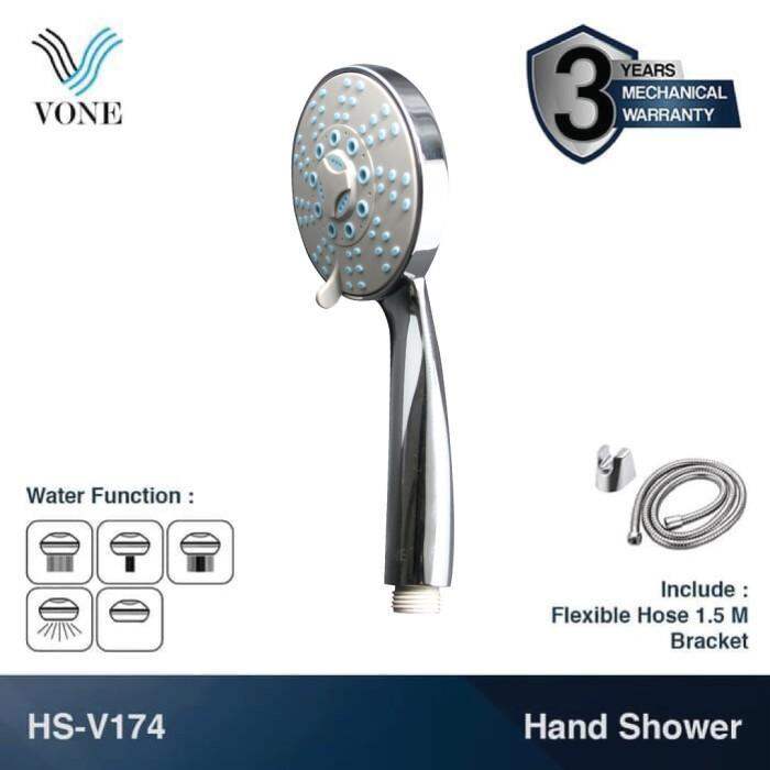 VONE HS-V174 SHOWER SET HANDSHOWER MANDI HAND MULTI FUNGSI AIR PAKET ...