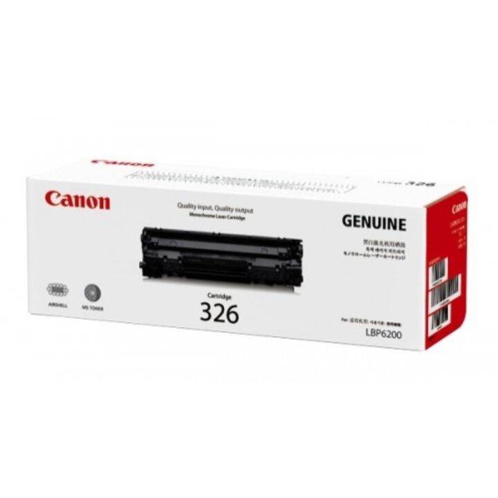 Canon Cartridge 326 Original Laser Toner (Black) for imageCLASS ...