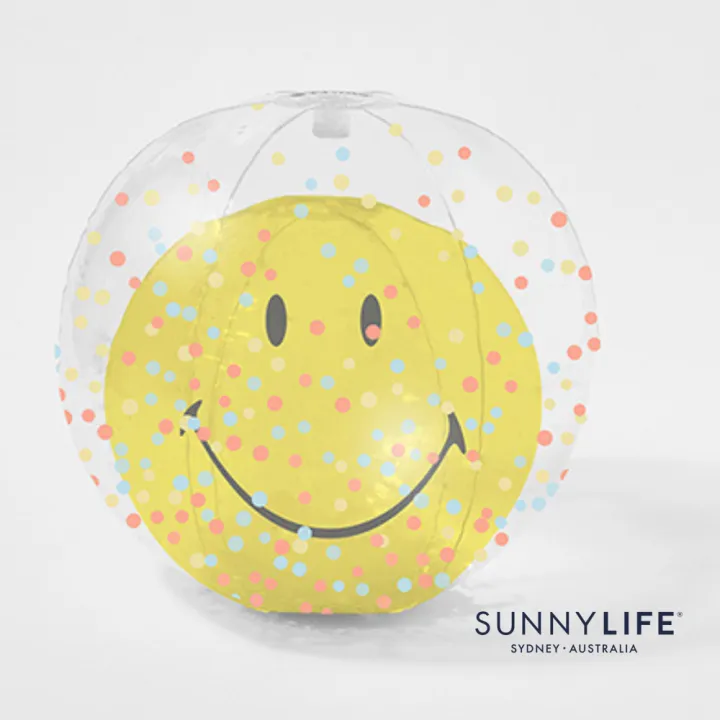 Sunnylife Inflatable Beach Ball Smiley S2PB3DSM | Lazada