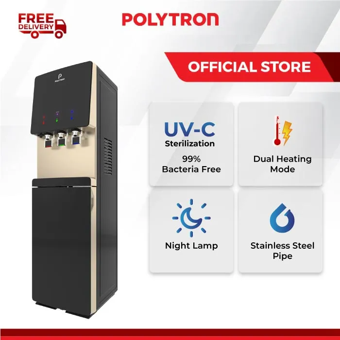 POLYTRON Dispenser Galon Bawah Hydra dengan UV PWC 778XUV | Lazada ...