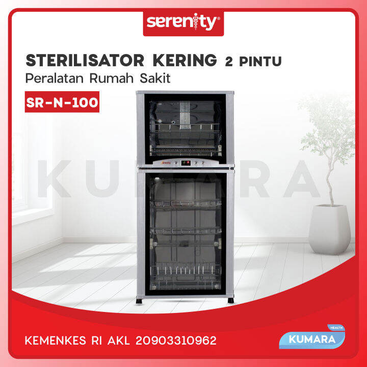 SERENITY - Sterilisator 2 Pintu SR-N100 / Sterilizer Cupboard | Lazada Indonesia