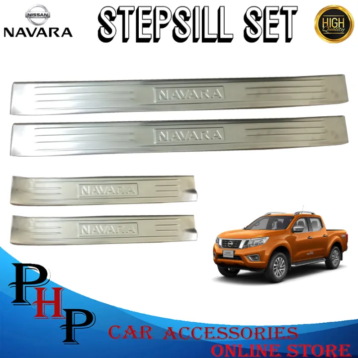 NISSAN NAVARA Step Sill Set Stainless steel | Lazada PH