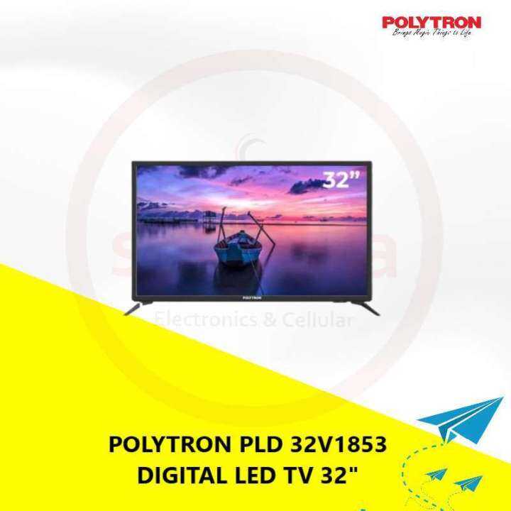 POLYTRON Led Tv 32 Inch Pld 32V1853/ 32V1853 Digital Terrestrial | Lazada Indonesia