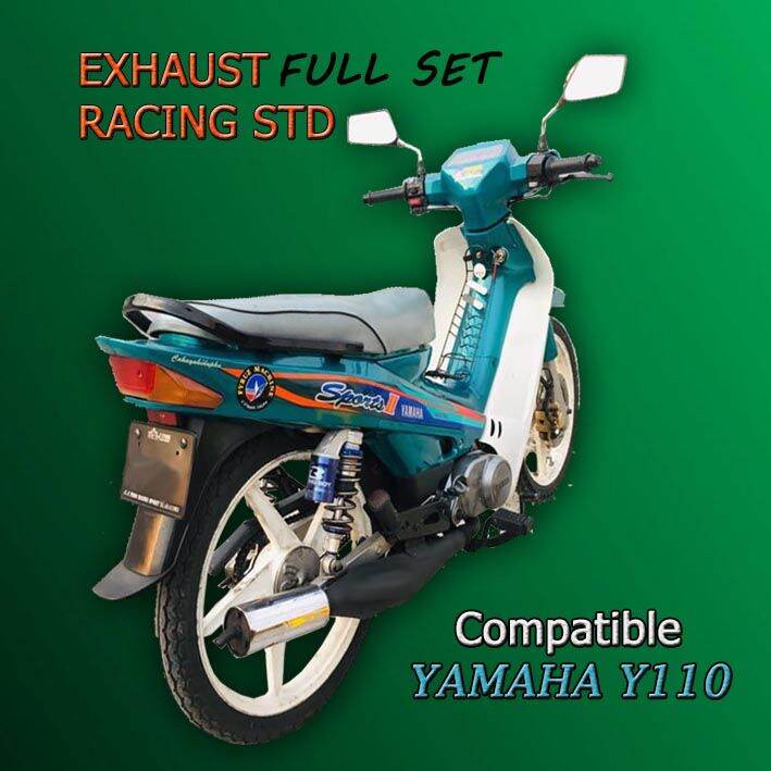 Standard Racing Exhaust Yamaha Y110 | Lazada