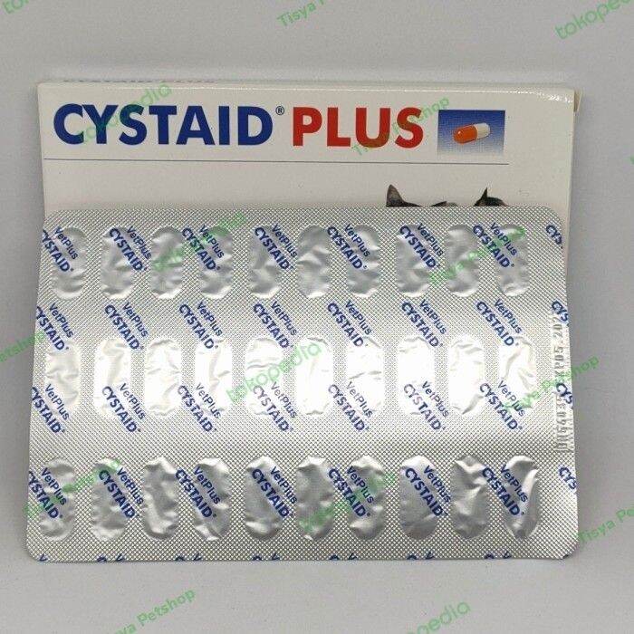Cystaid Plus CystaidPlus Kapsul Obat Gangguan Saluran Kencing Kucing ...