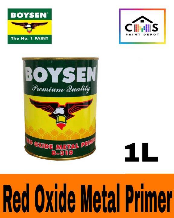 BOYSEN Red Oxide Metal Primer 1L | Lazada PH