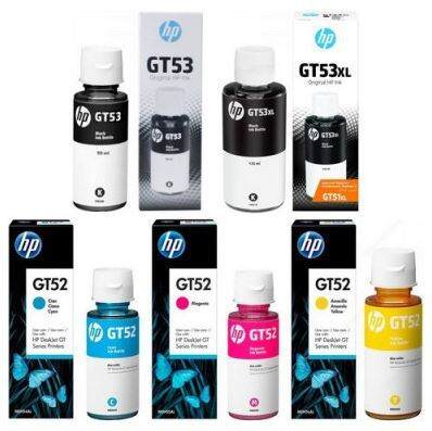 ORIGINAL HP GT 52 GT53 GT 53XL HP GT52 & GT53 Ink Bottle for GT5810 ...