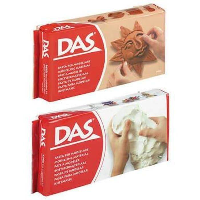 DAS CLAY 1KG/ TANAH LIAT/MODELING CLAY/ CLAY 1000 - Putih | Lazada ...
