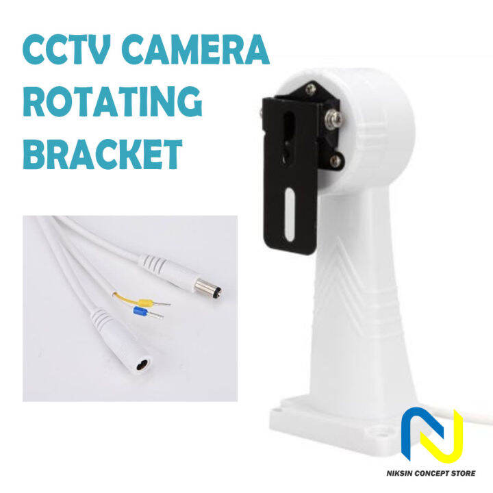 ( DISPLAY SET ) Electrical Rotating Pan Tilt CCTV Bracket 322B ROTATE ...