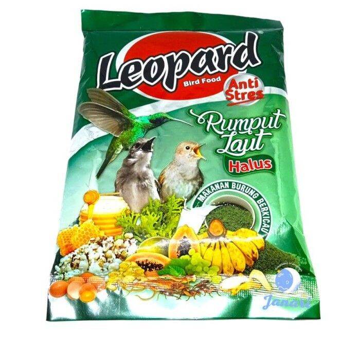 Pakan burung leopard halus hijau rumput laut | Lazada Indonesia