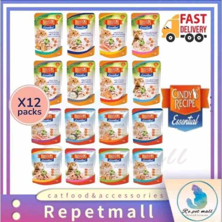 Cindy's Recipe Essential (Wet Cat Food Pouch/Gravy Pouch)Grain Free Wet ...