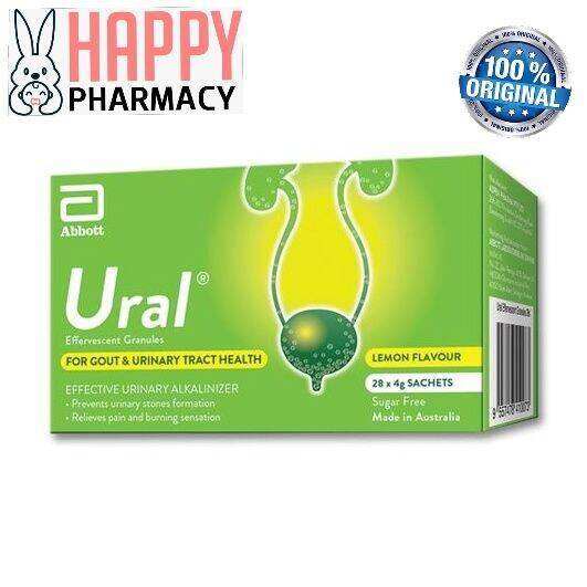 [FAST SHIP] URAL EFFERVESCENT GRANULES 28Pktx4G [EXP:1/25] FOR GOUT ...