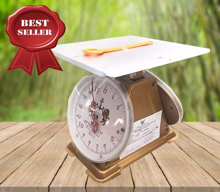 Stainless Steel Analog Kitchen Scale with Flat Plat 15 KG | Lazada.co.th