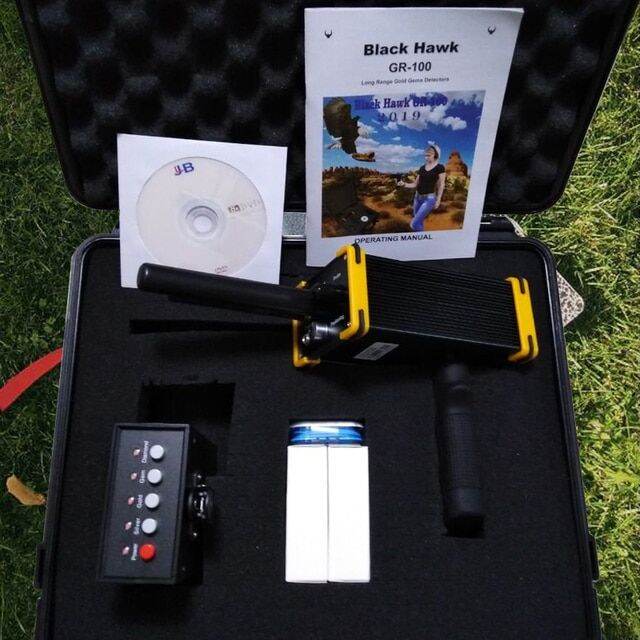 GR-100 Black Hawk Metal Detectors GR100 Upgrade Rechargeable Pointing ...