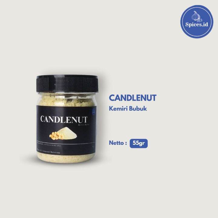 SPICES Bumbu Dapur Kemiri Bubuk - Bubuk Candlenut Powder - Premium ...