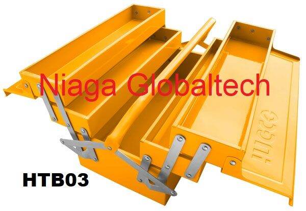 INGCO HTB03 TOOLBOX BESI KOTAK PERKAKAS BESI TOOL BOX BESI 3 SUSUN ...