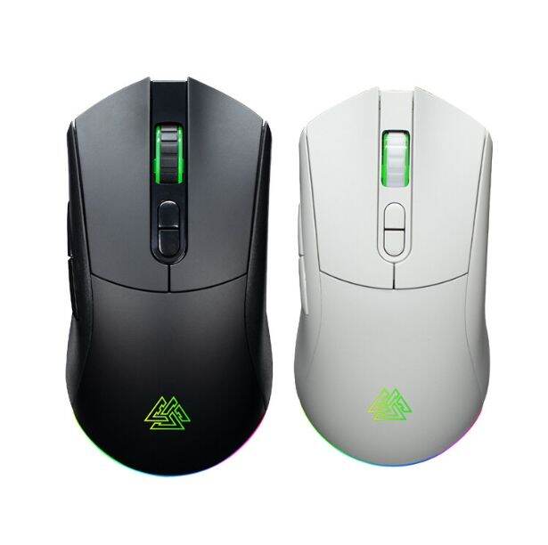 EGA Type M8 Wireless GamingMouse มีไฟ RGB มีให้เลือก 2 สี Black/White ...