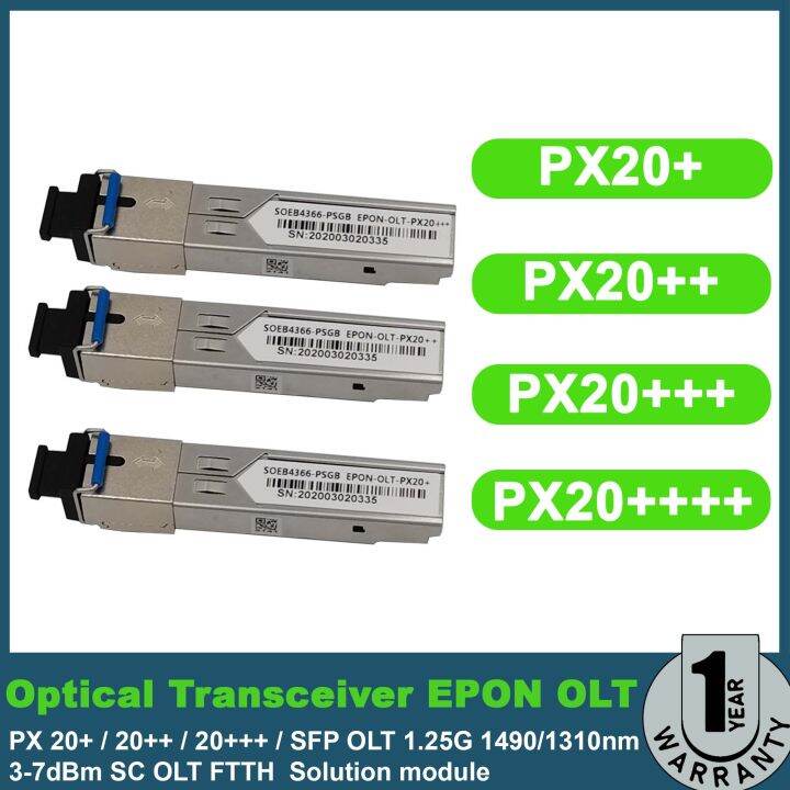 Optical Transceiver EPON OLT PX 20+│20++│20+++│PX20++++│SFP OLT 1.25G ...