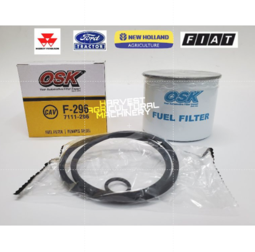 Diesel Filter/ Fuel Filter (OSK F-296)- MF/ FORD/ FIAT/ NEW HOLLAND ...