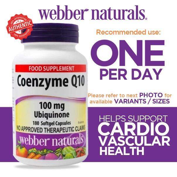 zhong0270351 Webber Naturals CoQ10 Coenzyme Supplement 100mg Softgel ...