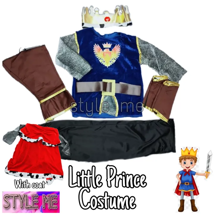 Handsome Little Prince Costume Cosplay Roleplay For Kids (new size ...