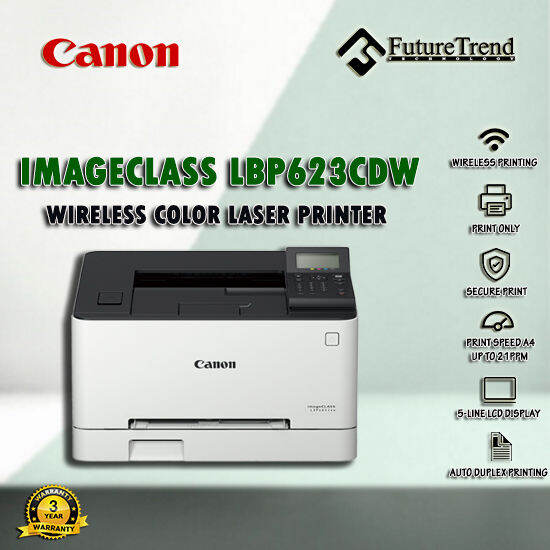 Canon imageCLASS LBP623Cdw Single Function (Print) Wireless Colour ...