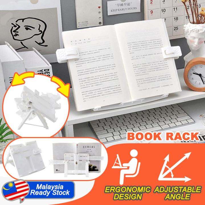 Ergonomic Book Desk Table Reading Rack / Rak Alas Membaca Buku ...