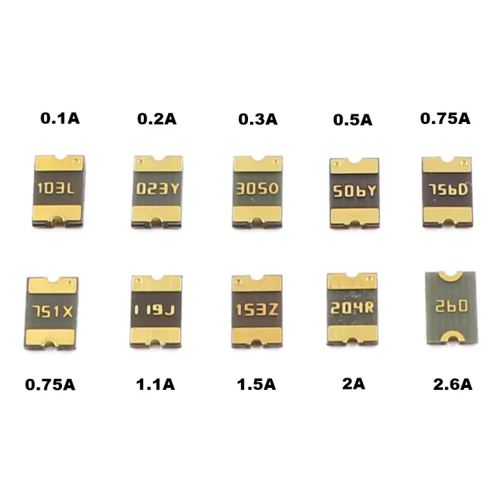 PTC Resettable Fuse 1812 SMT SMD 0.1A 0.2A 0.3A 0.5A 0.75A 1.1A 1.5A 2A ...