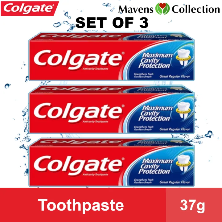 Colgate Toothpaste Great Regular Flavor Maximum Cavity Protection 37g ...
