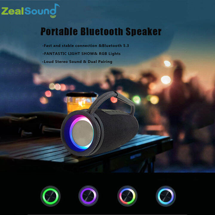 RGB Bluetooth speaker 15W full range speaker with stronger stereo ...