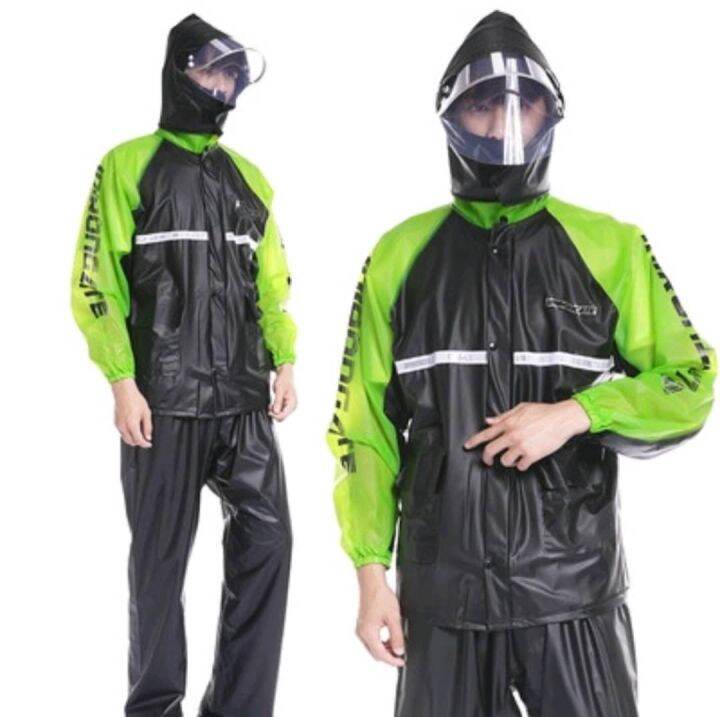 Waterproof Motorcycle Terno Raincoat with reflector (99) Rainsuit ...