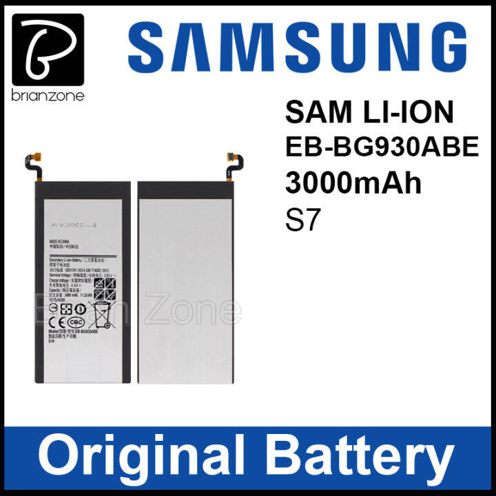 Original Samsung Galaxy S7 G930 EB-BG930ABE 3000mAH Battery | Lazada