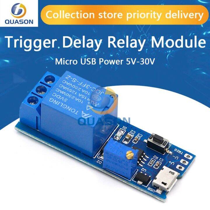 Smart Electronics 5V-30V Micro USB Power Adjustable Delay Relay Timer ... Smart Electronics 5V-30V Micro USB Power Adjustable Delay Relay Timer ...