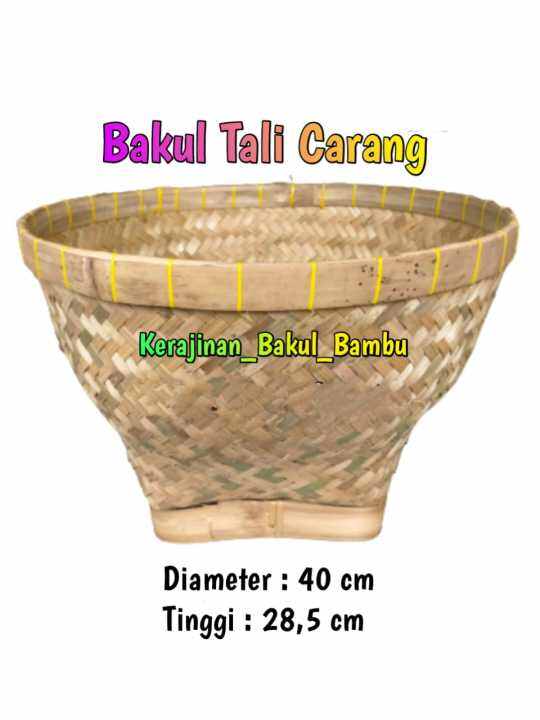 Bakul nasi bakul TALI CARANG bakul bambu ukuran besar boboko atau wakul ...
