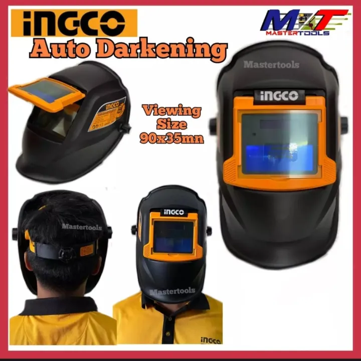 Ingco Auto Darkening Welding Helmet AHM009 | Lazada PH