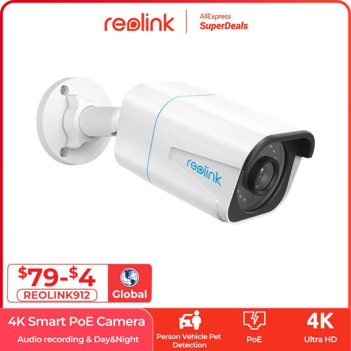Reolink Smart IP Camera 4K 8MP PoE Outdoor Infrared Night Vision et ...