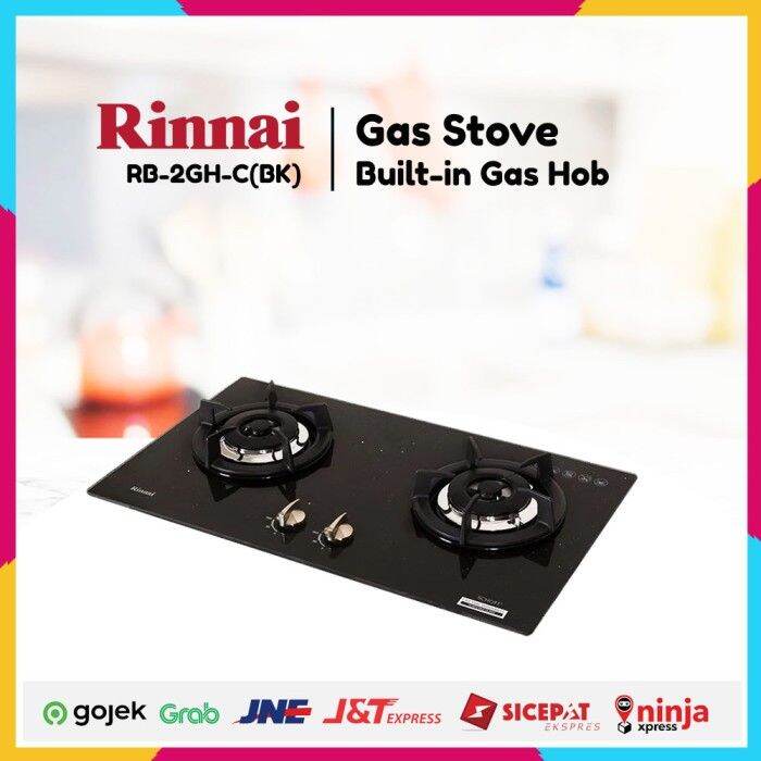 Built-in Gas Hob Kompor Gas Tanam 2 Tungku Rinnai RB-2GH-C (BK) | Lazada Indonesia